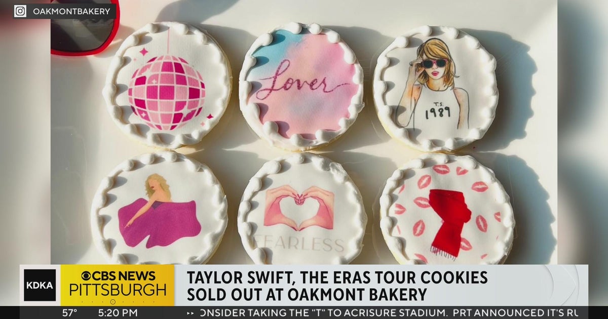 Taylor Swift cookies sold out at Oakmont Bakery - CBS Pittsburgh