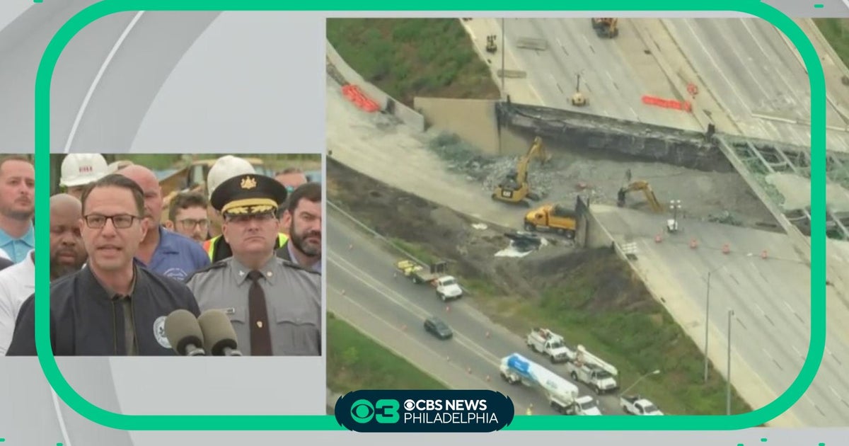 Officials give update on I-95 reconstruction project - CBS Philadelphia