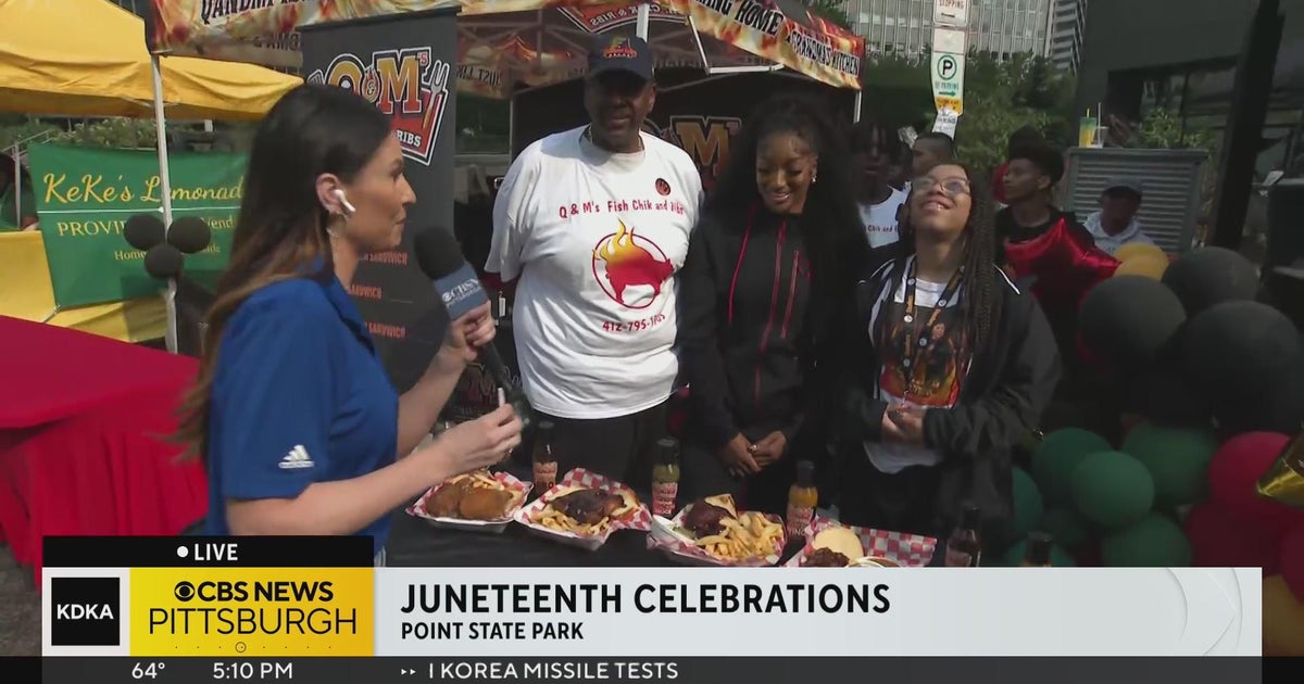 Juneteenth celebrations underway in Pittsburgh - CBS Pittsburgh