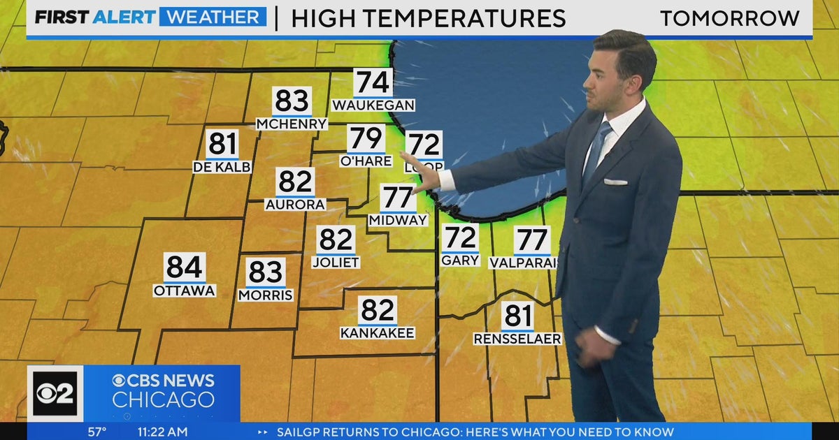 Chicago First Alert Weather: Temperatures climbing - CBS Chicago