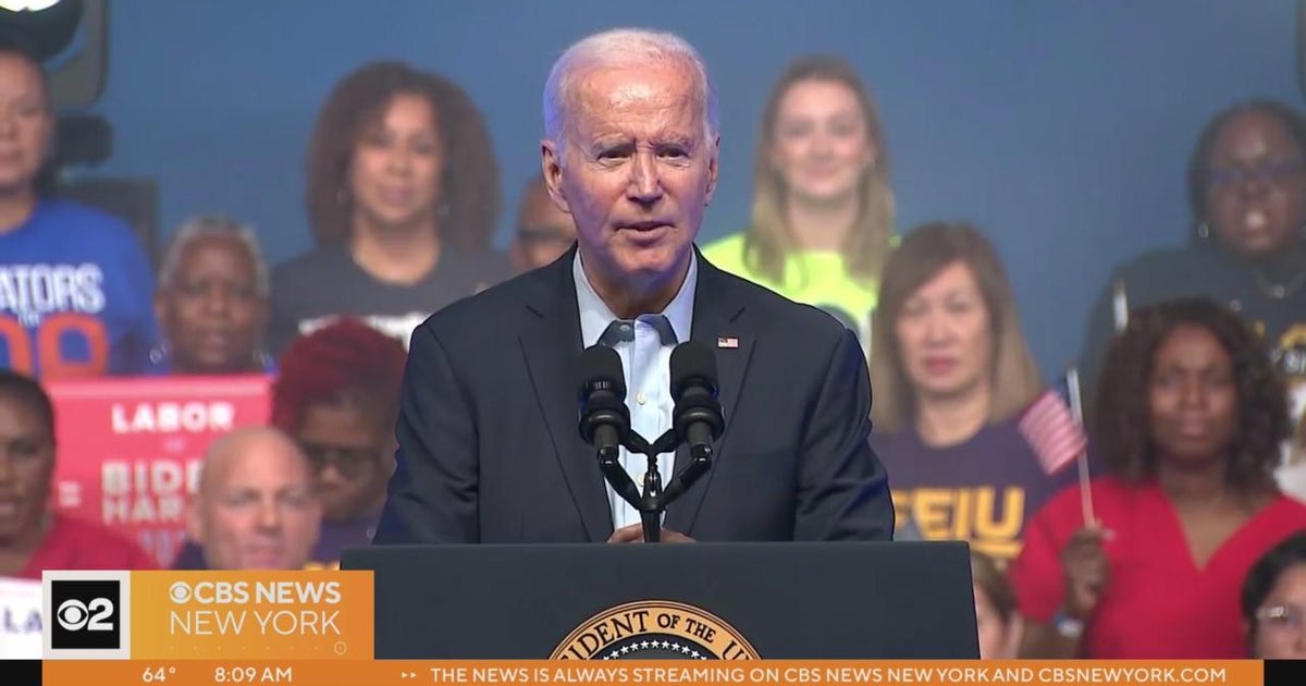 President Biden Hits Campaign Trail Cbs New York