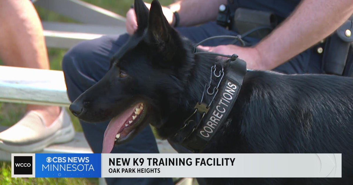 New K-9 training ground dedicated in Oak Park Heights - CBS Minnesota