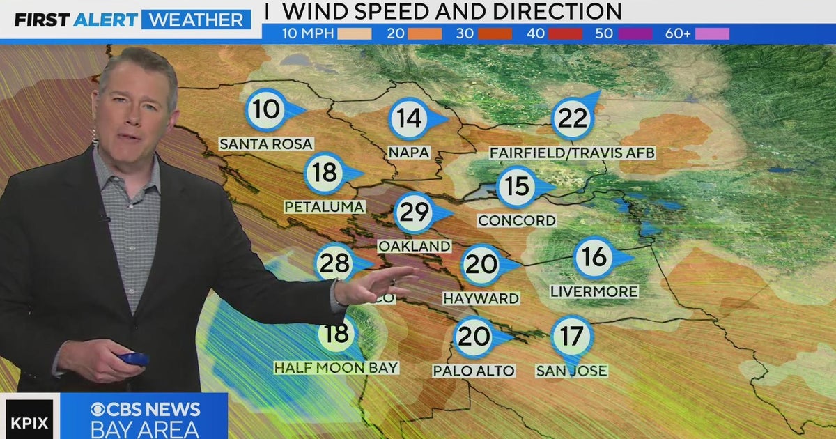 Monday night First Alert weather forecast with Paul Heggen - CBS San ...