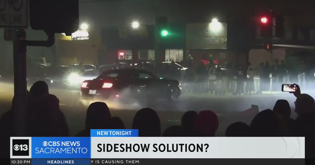 Sacramento proposes new solutions to sideshow activity - CBS Sacramento