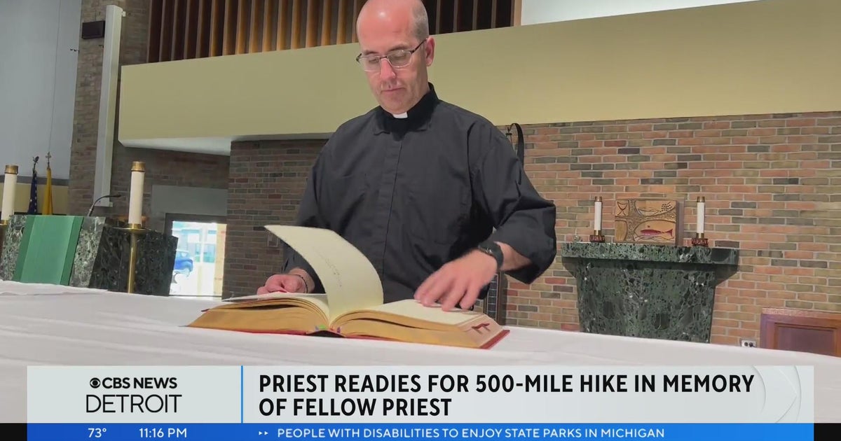 Allen Park priest readies for 500-mile hike in memory of fellow priest ...