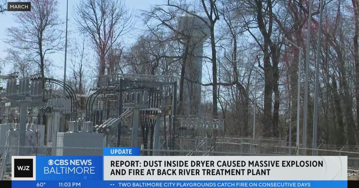 Dust inside dryer caused explosion, fire at Back River Treatment Plant ...