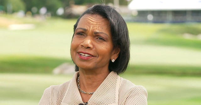 Condoleezza Rice talks Trump's indictment - CBS News