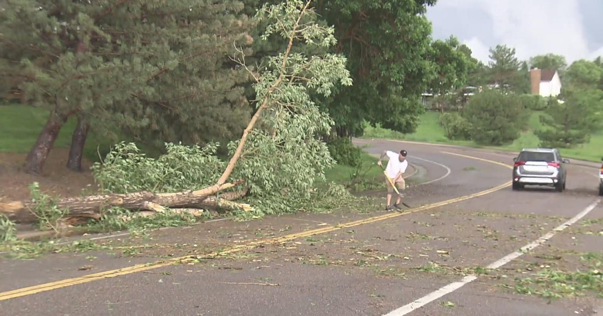 Storm runs through Highlands Ranch as damage estimates rise - CBS Colorado