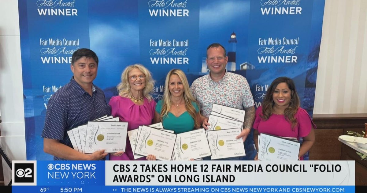 CBS2 team wins 12 Fair Media Council Folio Awards - CBS New York