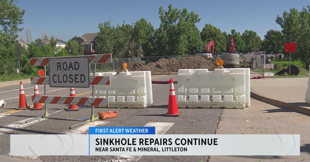Repairs continue on Jackass Hill Road after vehicle falls into sinkhole ...