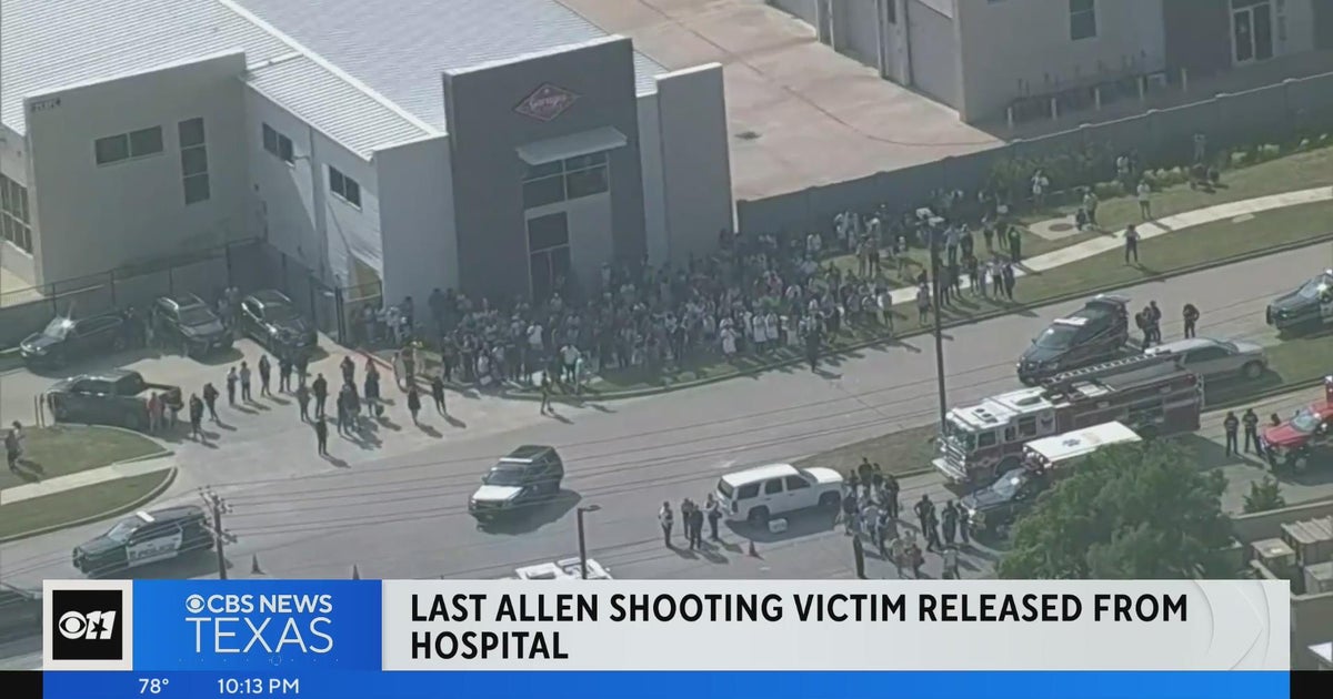 Last hospitalized victim from Allen outlet mall shooting released - CBS ...