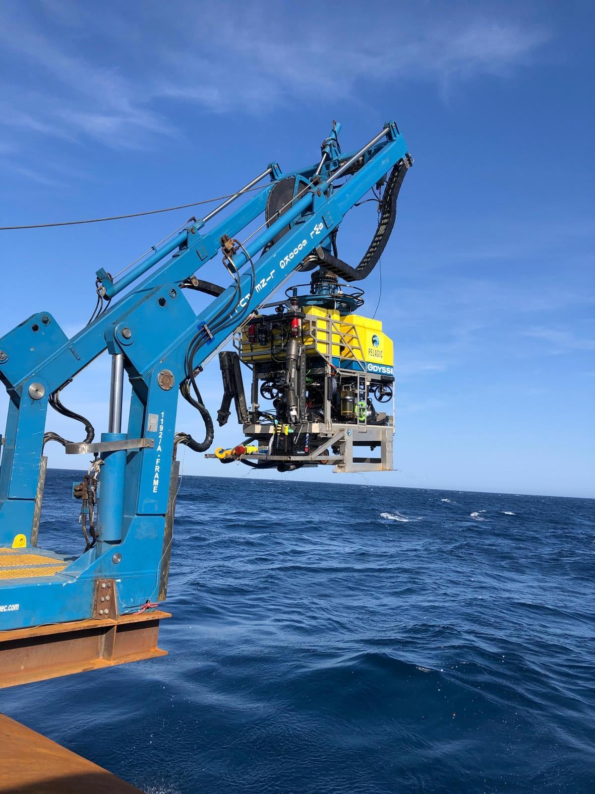 New photos show deep-sea robot being used in Titan sub recovery efforts ...