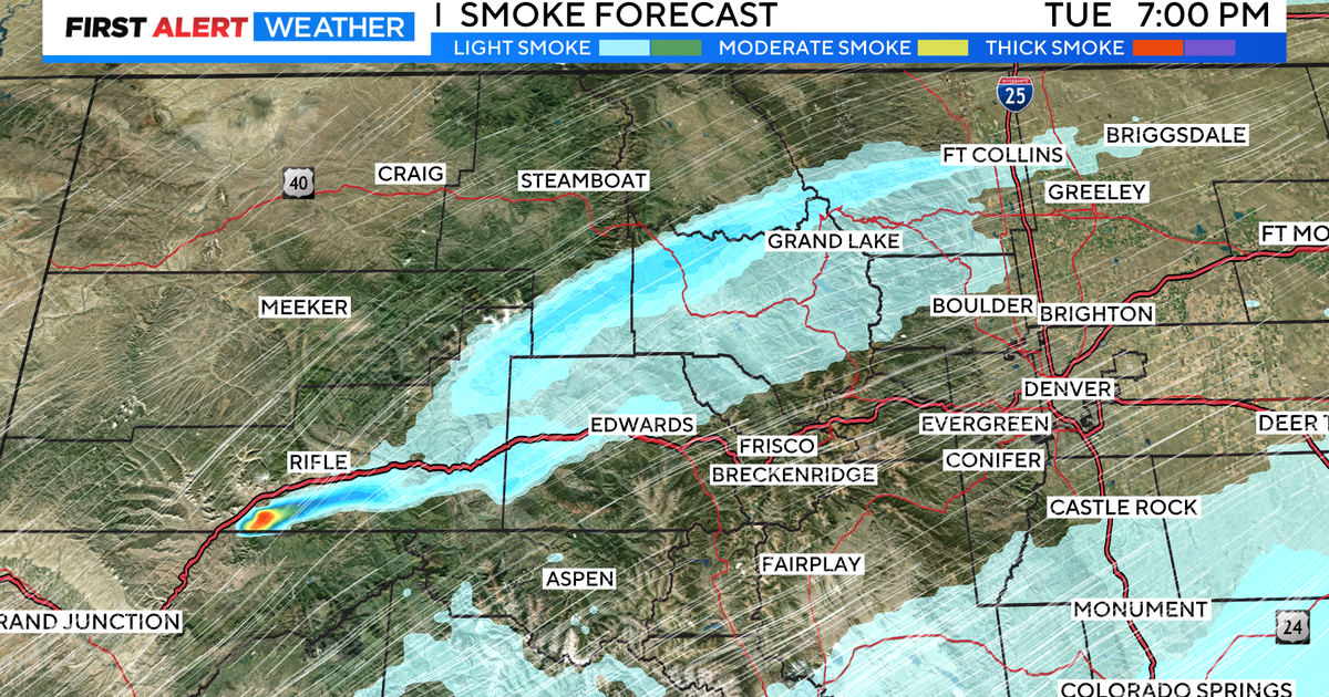 Smoke from Western Slope wildfire will be visible along the Front Range ...
