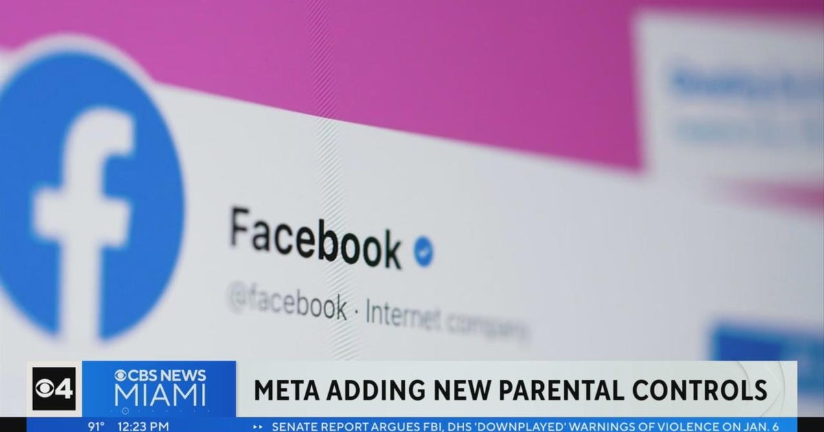 Meta installing new parental controls on platforms - CBS Miami