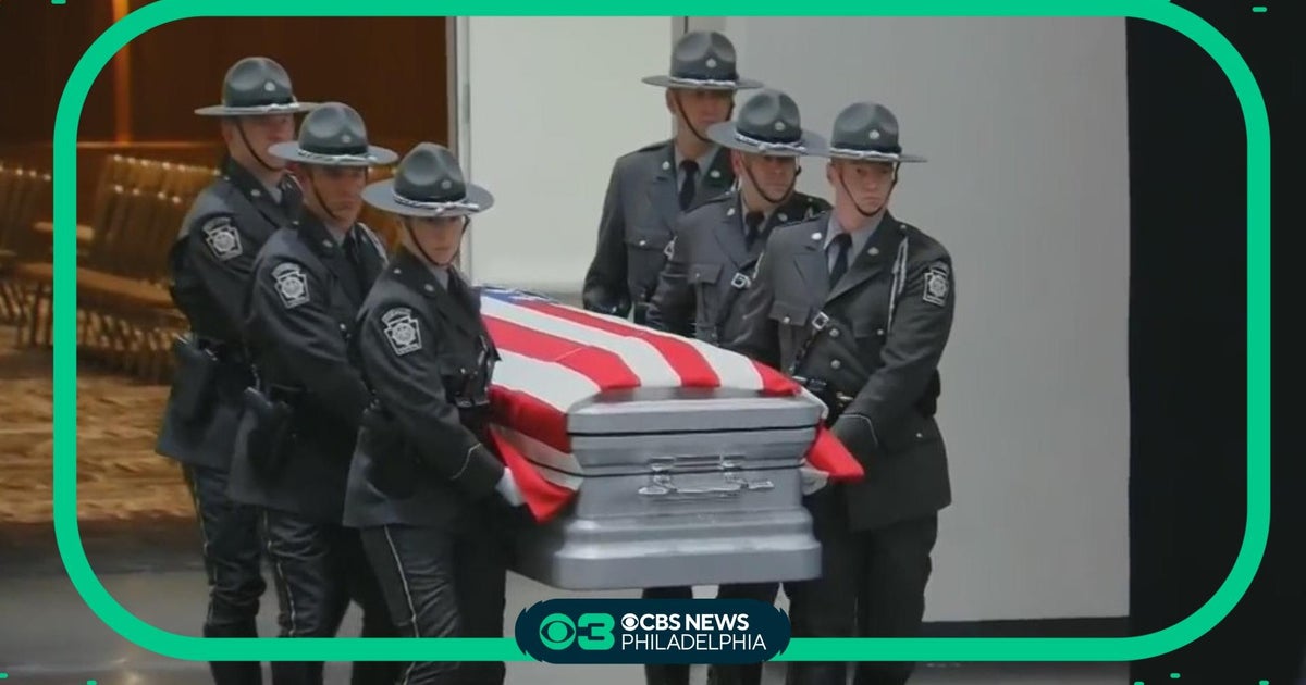 Funeral held for PSP Trooper Jacques Rougeau - CBS Philadelphia