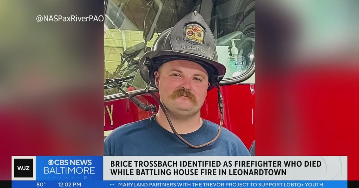 Firefighter killed in Leonardtown fire identified - CBS Baltimore