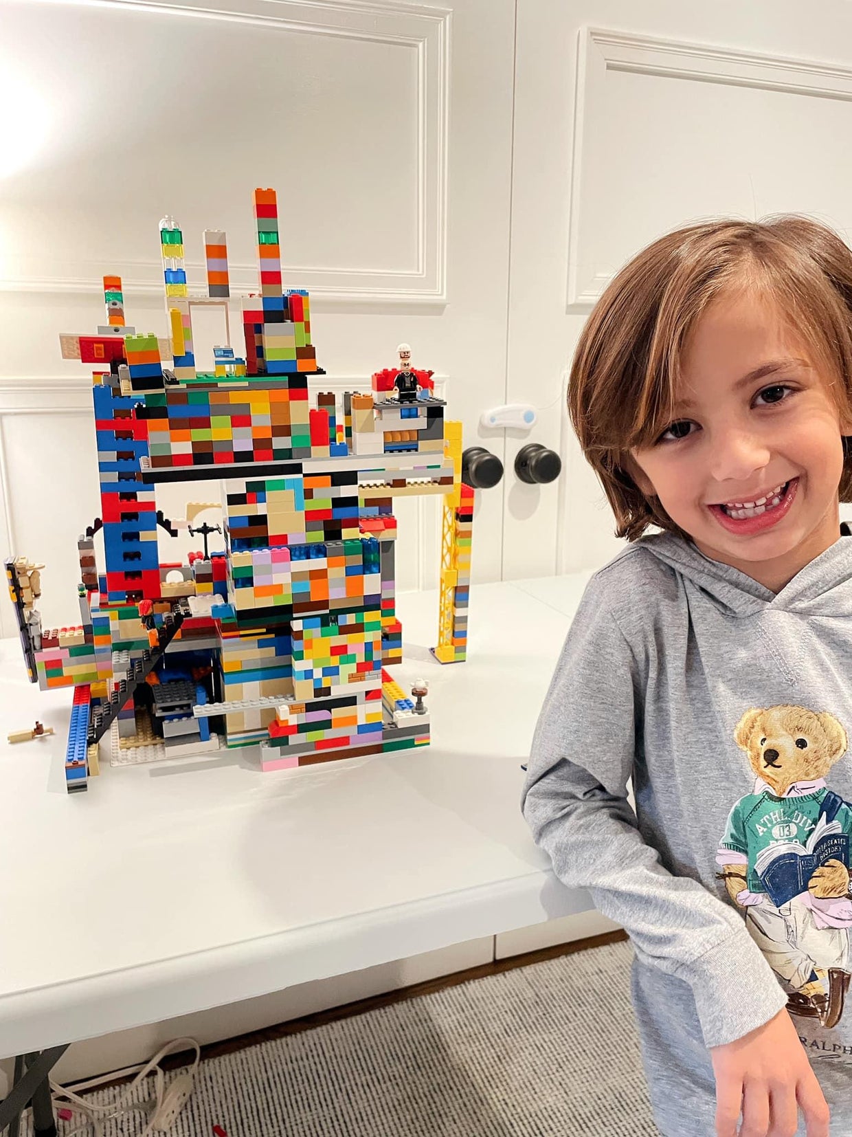 Newton 6-year-old Kellan Rietdyk in LEGO's Mini Master Model Builder ...