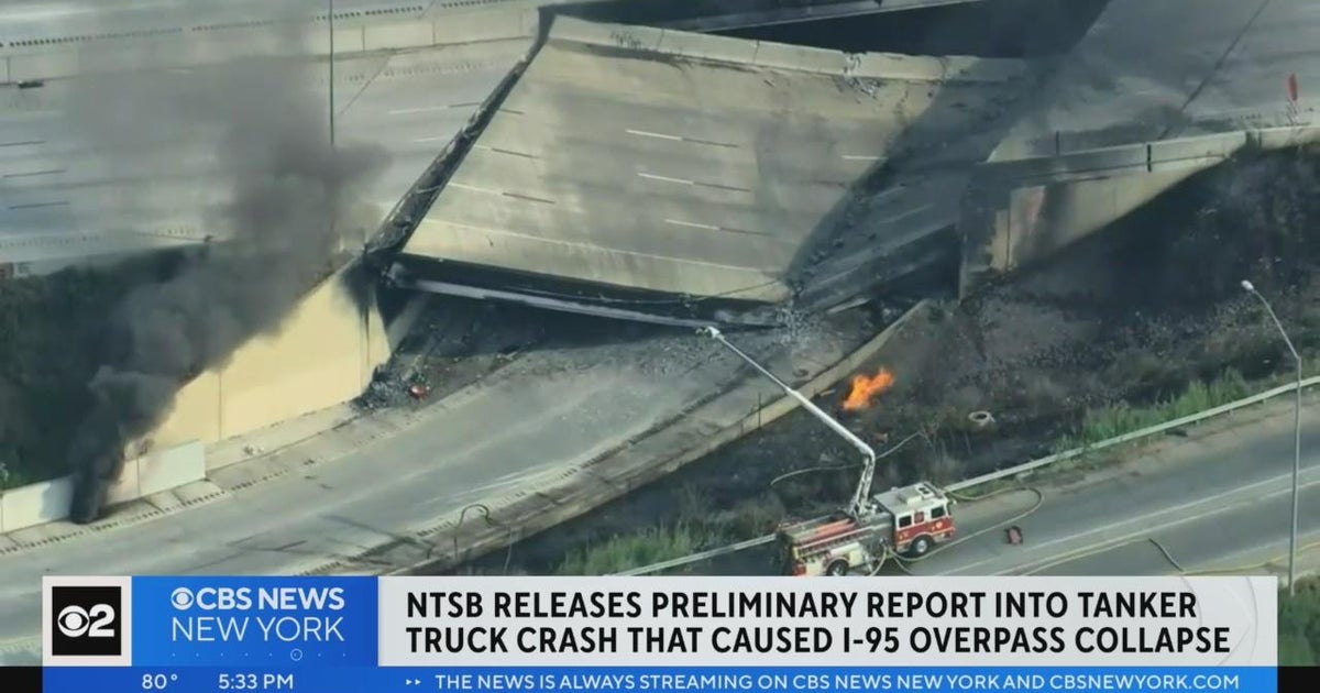 NTSB releases preliminary report into crash that caused I-95 collapse ...