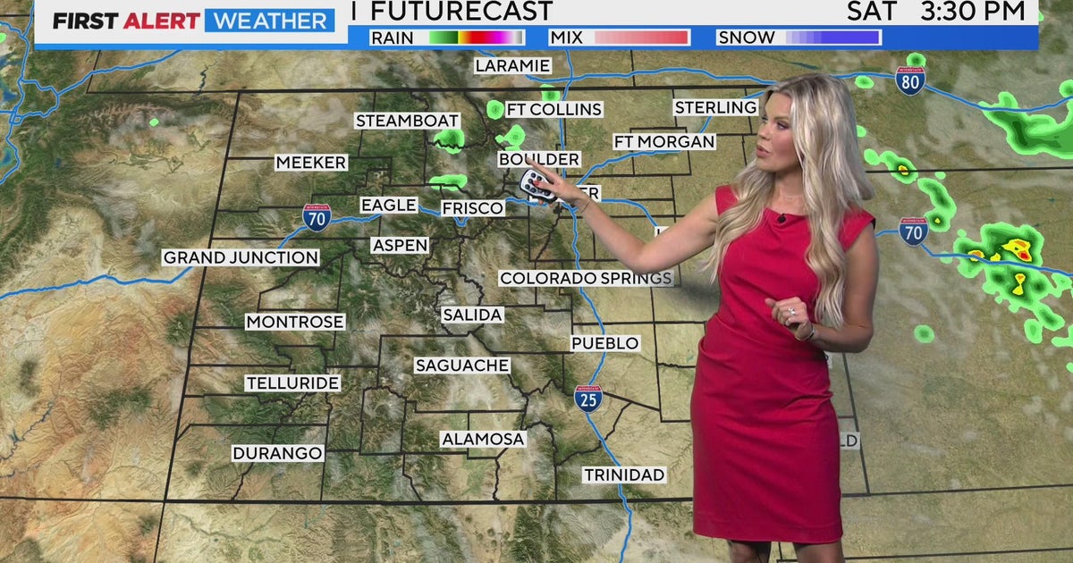 Isolated Storms In Denver On Saturday - CBS Colorado