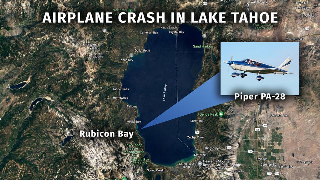Light plane crashes into Lake Tahoe, 2 on board rescued by boaters ...
