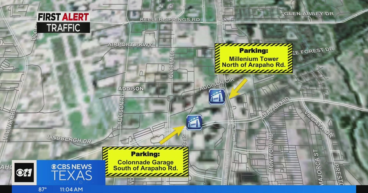 Here's where to park if you're headed to Kaboom Town - CBS Texas