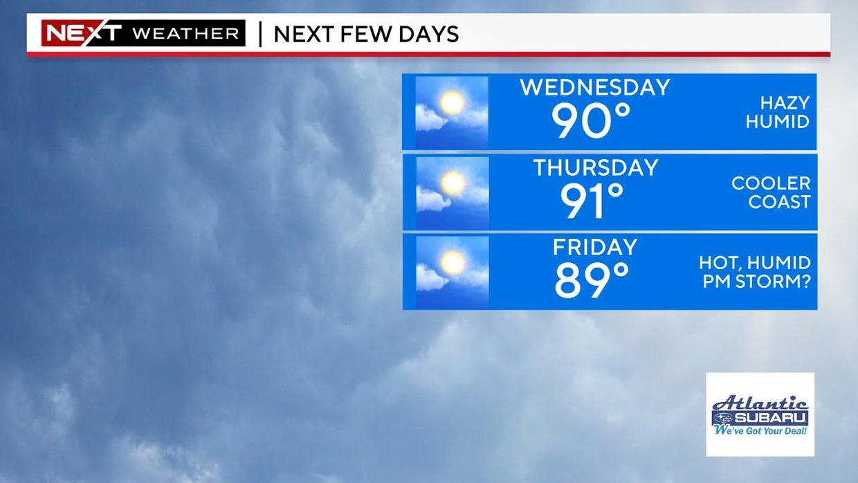 Heavy rains, thunderstorms arrive on 4th of July - CBS Boston