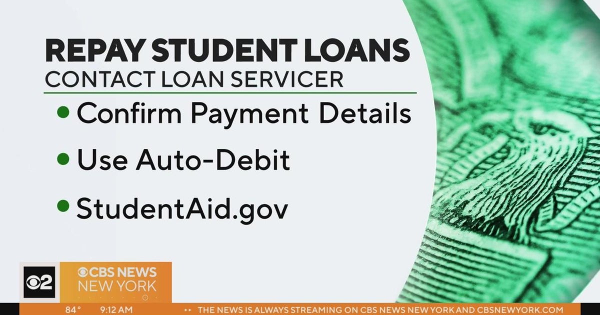 Student loan repayment: Your next steps - CBS New York