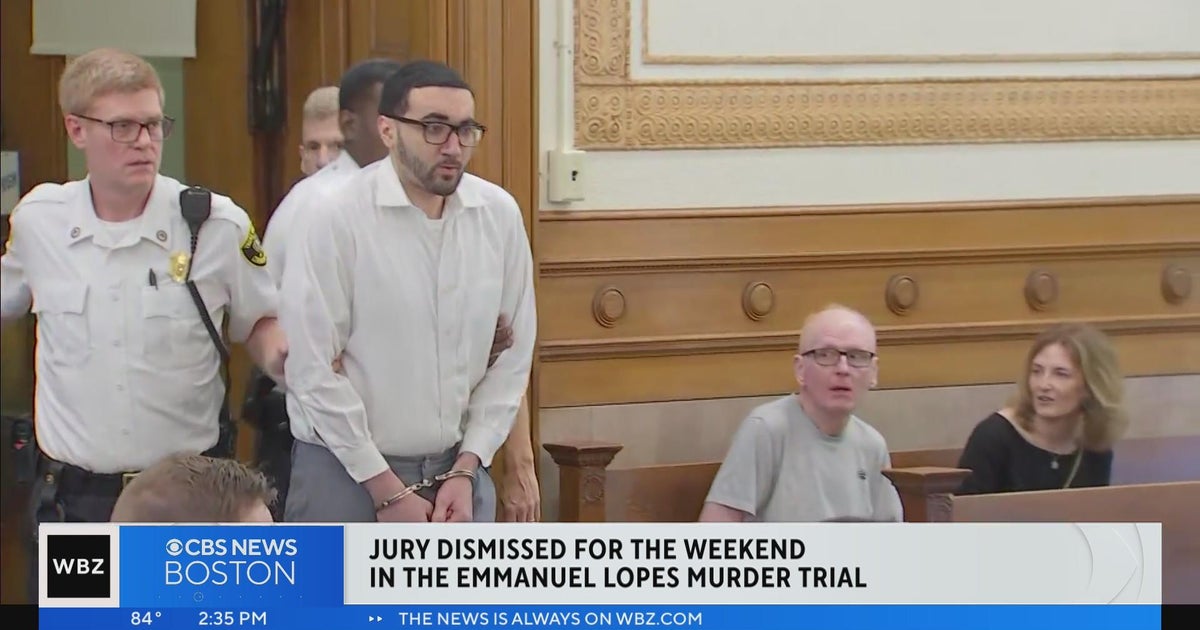Jury dismissed for weekend in double murder trial of Emanuel Lopes - CBS Boston