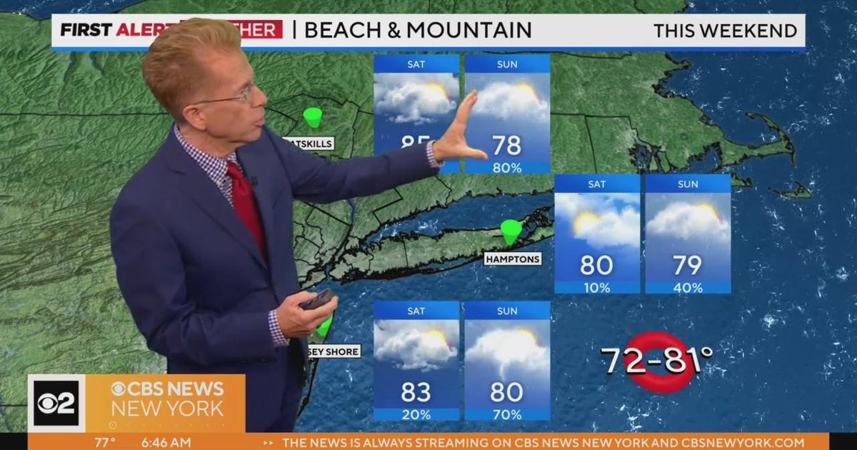 First Alert Weather: CBS New York's Saturday AM update - 7/8/23 - CBS New York