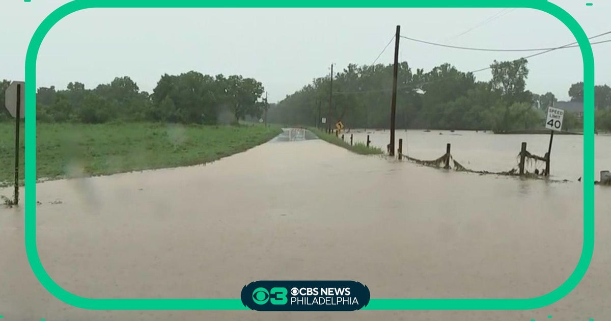 Flooding continues to impact Philly region as storms move through - CBS ...