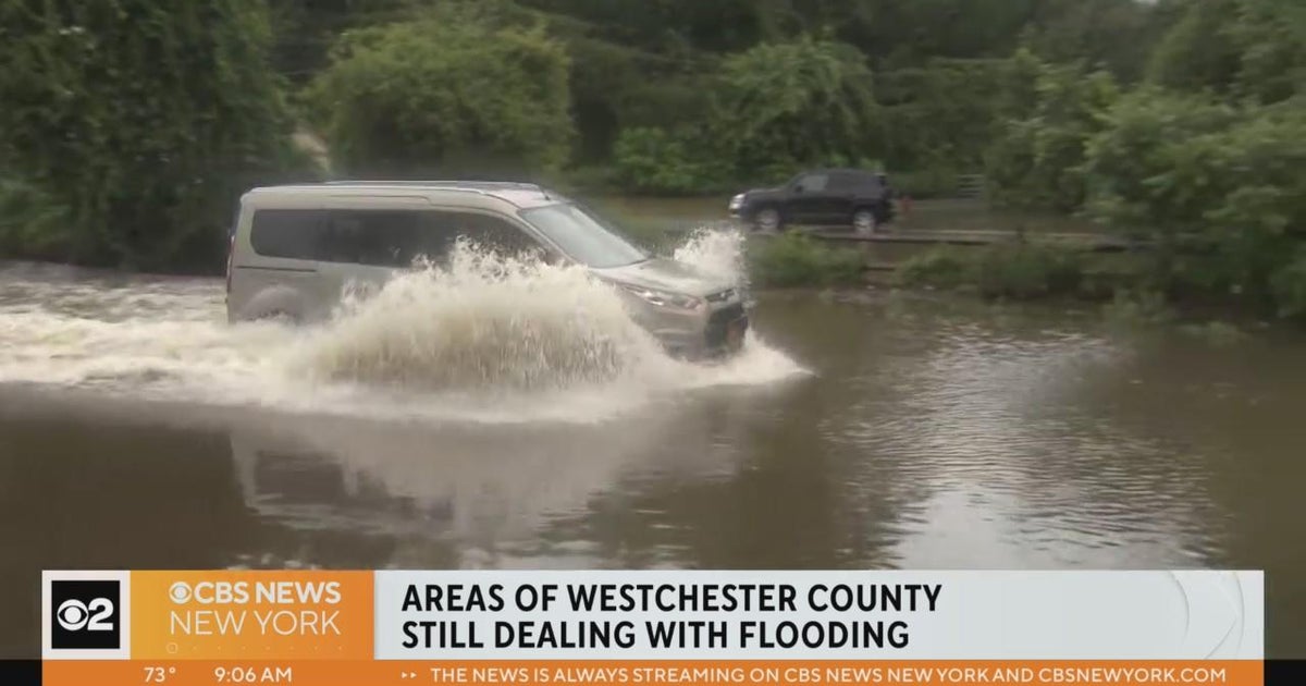 Drivers urged to watch out for leftover flooding - CBS New York
