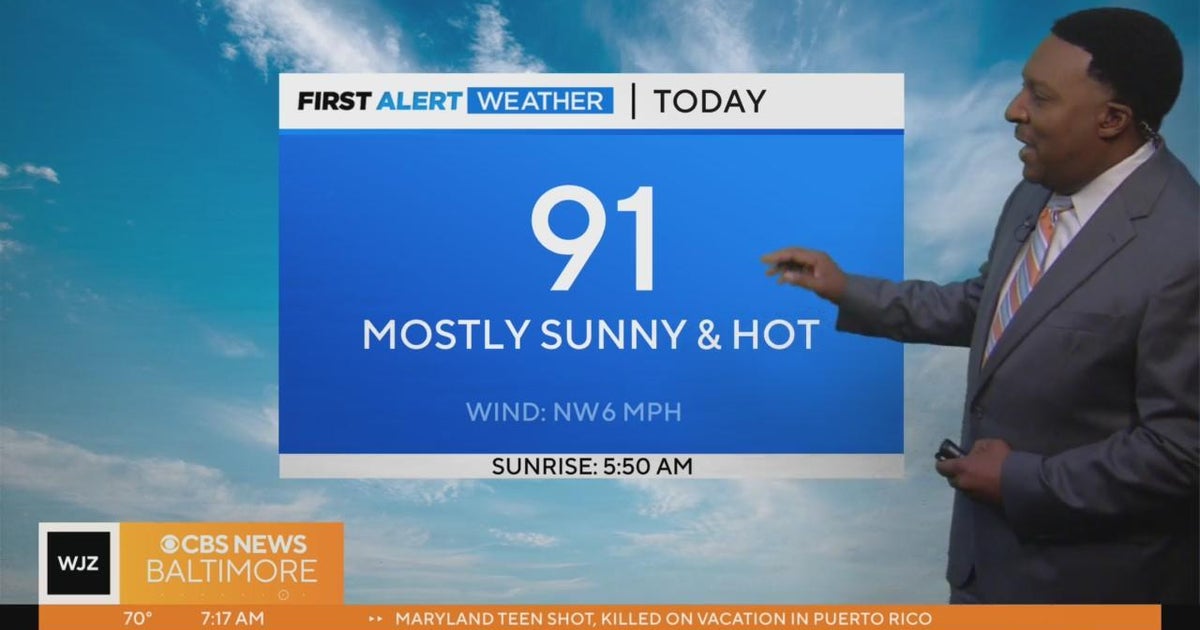Meteorologist Tim Williams has your Tuesday morning forecast 7/11 - CBS ...