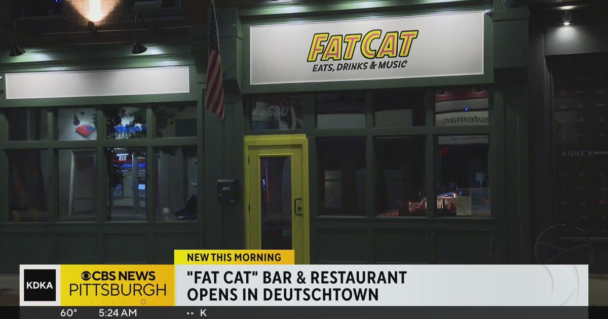 Fat Cat restaurant and bar opens on Pittsburgh's North Side - CBS ...
