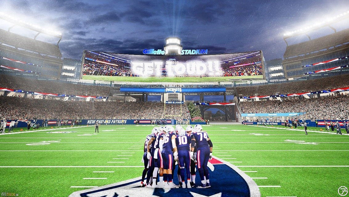 Gillette Stadium renovations include massive videoboard, new lighthouse ...