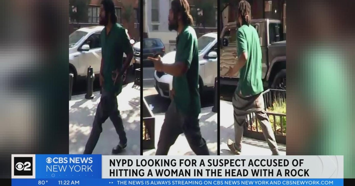 Woman bashed in the head with a rock in Greenwich Village - CBS New York