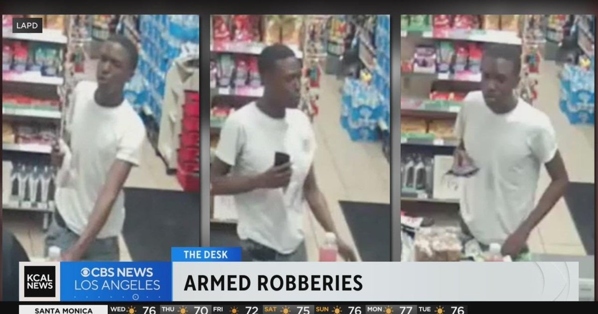 Police searching for suspect who robbed multiple people at gunpoint in ...