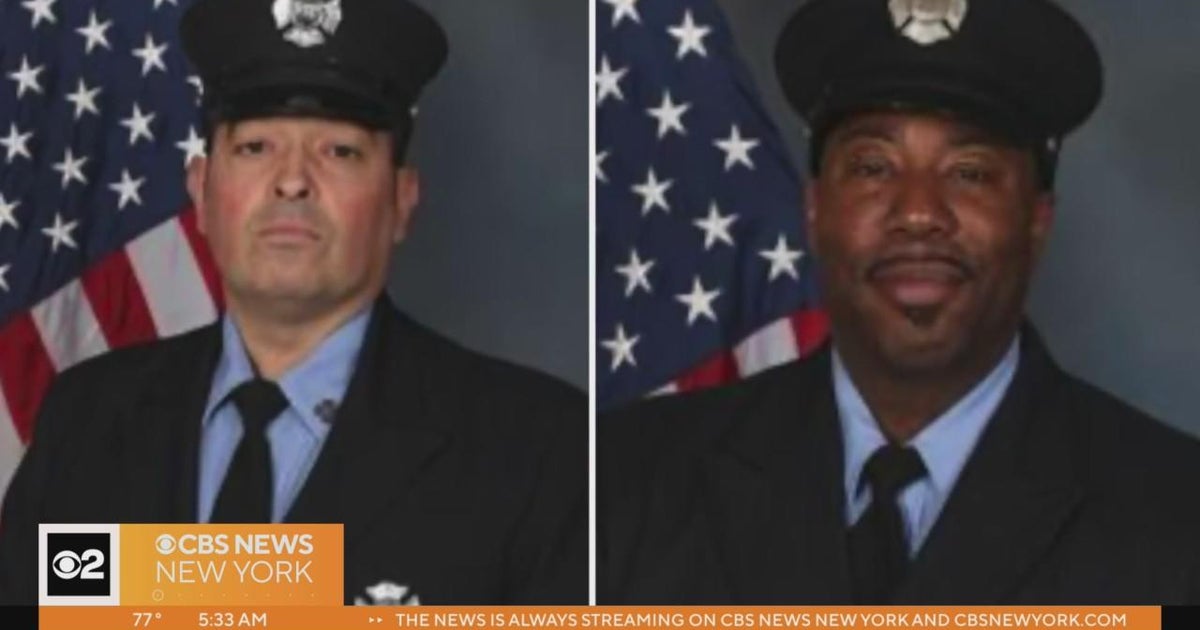 Wake today for first fallen Newark firefighter - CBS New York