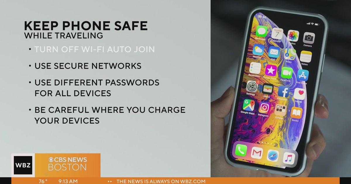 Keeping your devices safe and secure while on vacation - CBS Boston