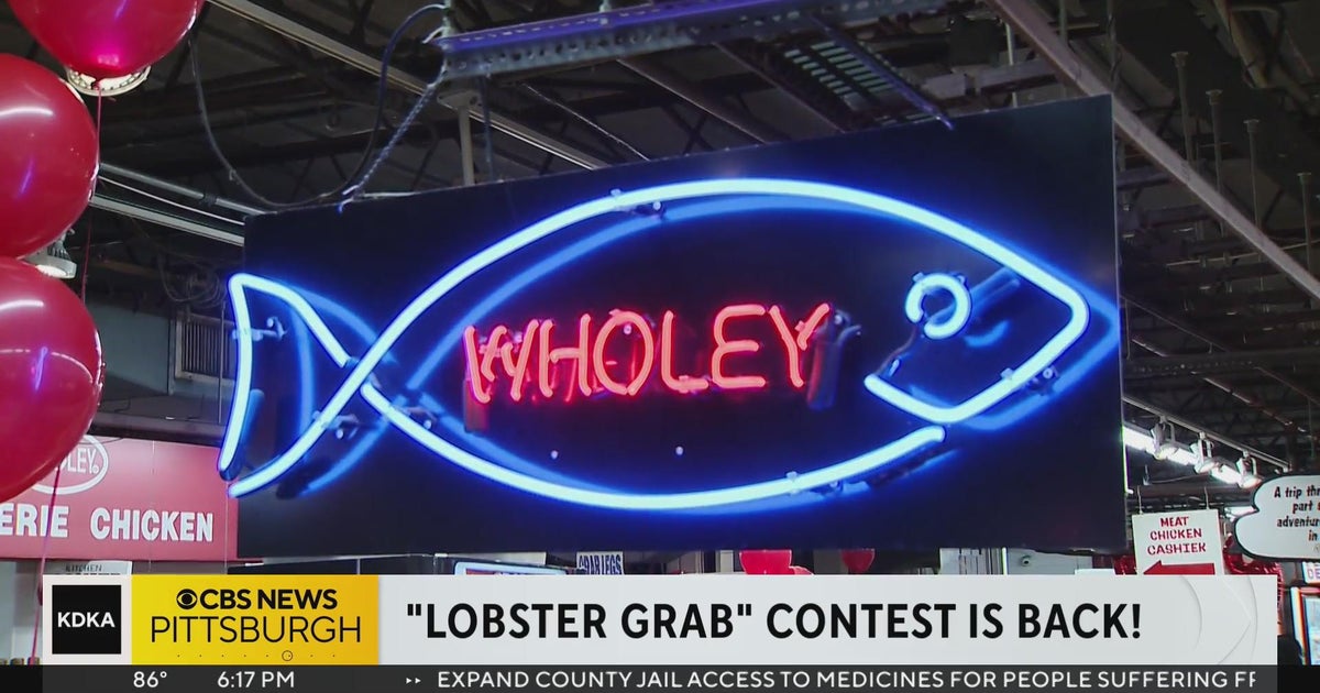 5th annual Lobster Grab contest returning to Wholey's - CBS Pittsburgh