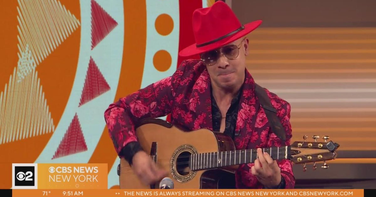Renesito Avich performs on CBS New York - CBS New York