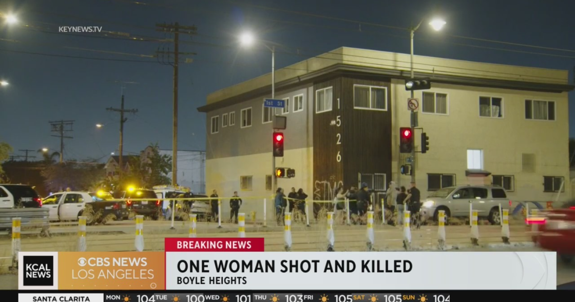 Boyle Heights area shooting: 1 woman dead, 1 woman hospitalized - CBS ...