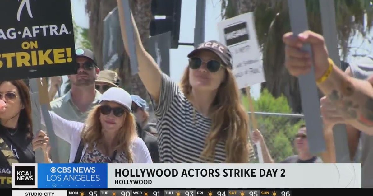 Hollywood actors, writers continue historic double strike - CBS Los Angeles