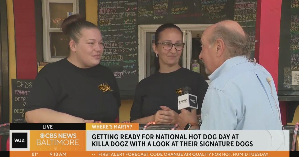 Where's Marty? At Killa Dogz hot dogs in Northeast Baltimore - CBS ...