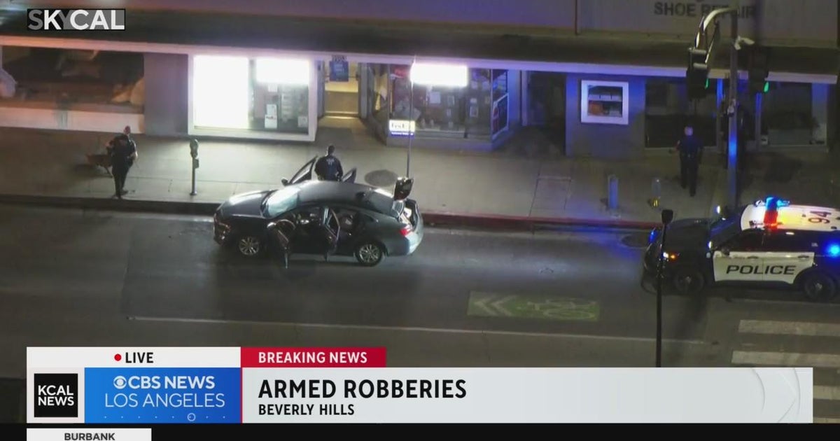 4 armed robbery suspects arrested in Beverly Hills - CBS Los Angeles