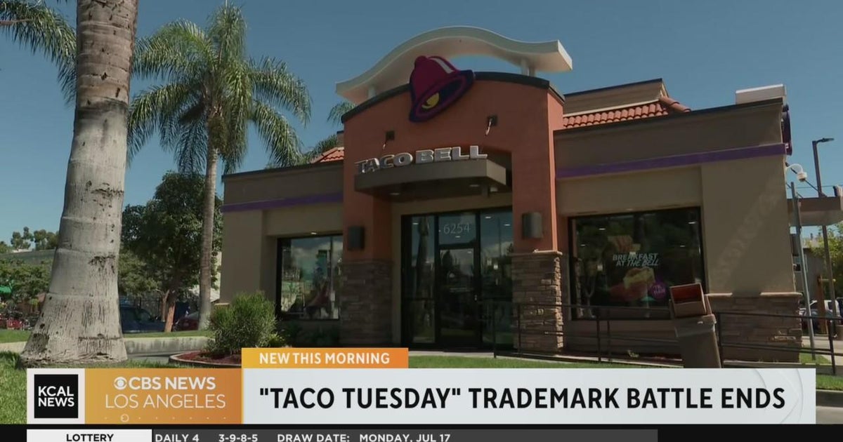 "Taco Tuesday" trademark battle ends - CBS Los Angeles