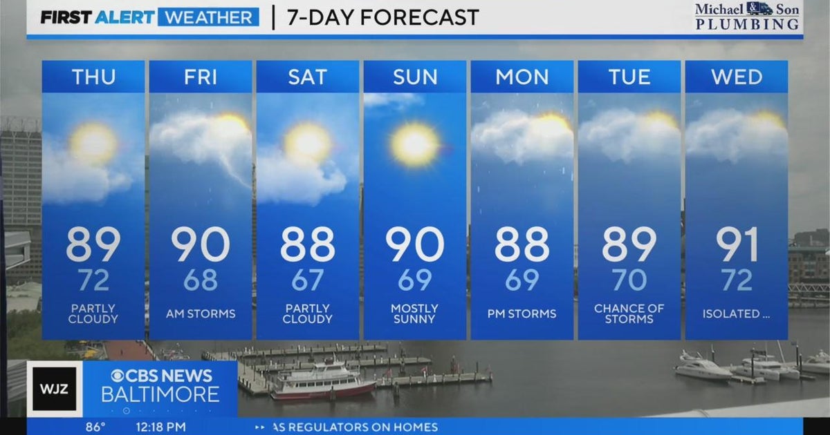 Meteorologist Steve Sosna has your Thursday afternoon forecast (7/20 ...