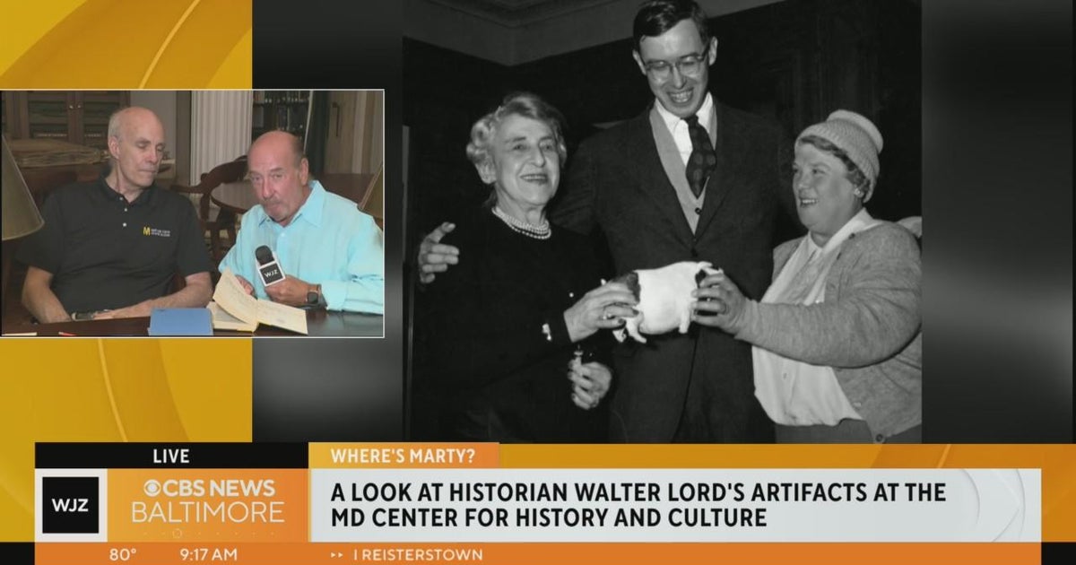 Where's Marty? Getting a look at historian Walter Lord's artifacts ...
