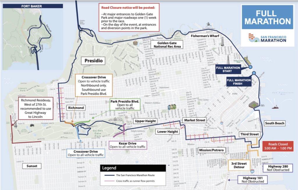 San Francisco Marathon back for 2023; here's where to expect road ...