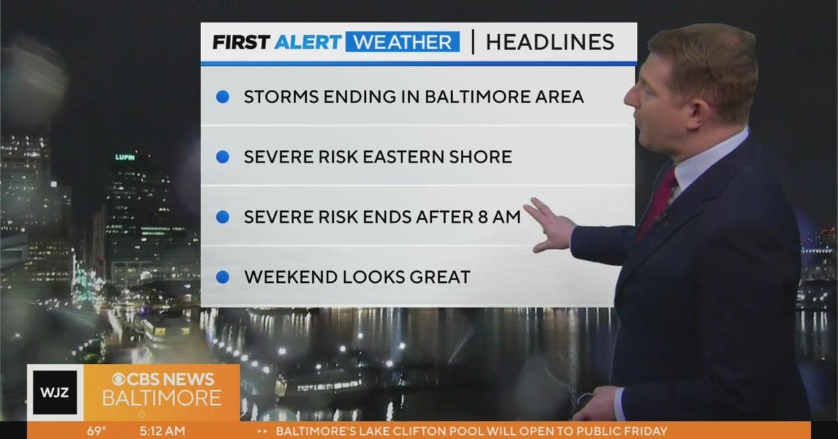 Meteorologist Steve Sosna has your Friday morning severe weather ...