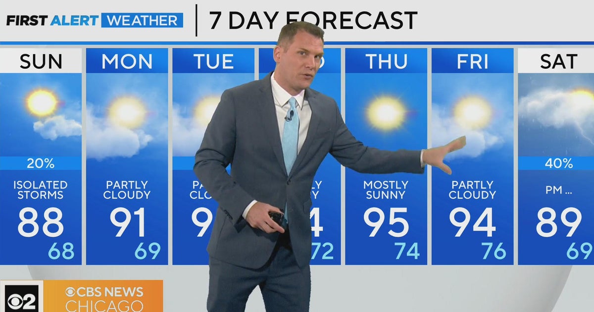 First Alert Weather: 90s on the way - CBS Chicago
